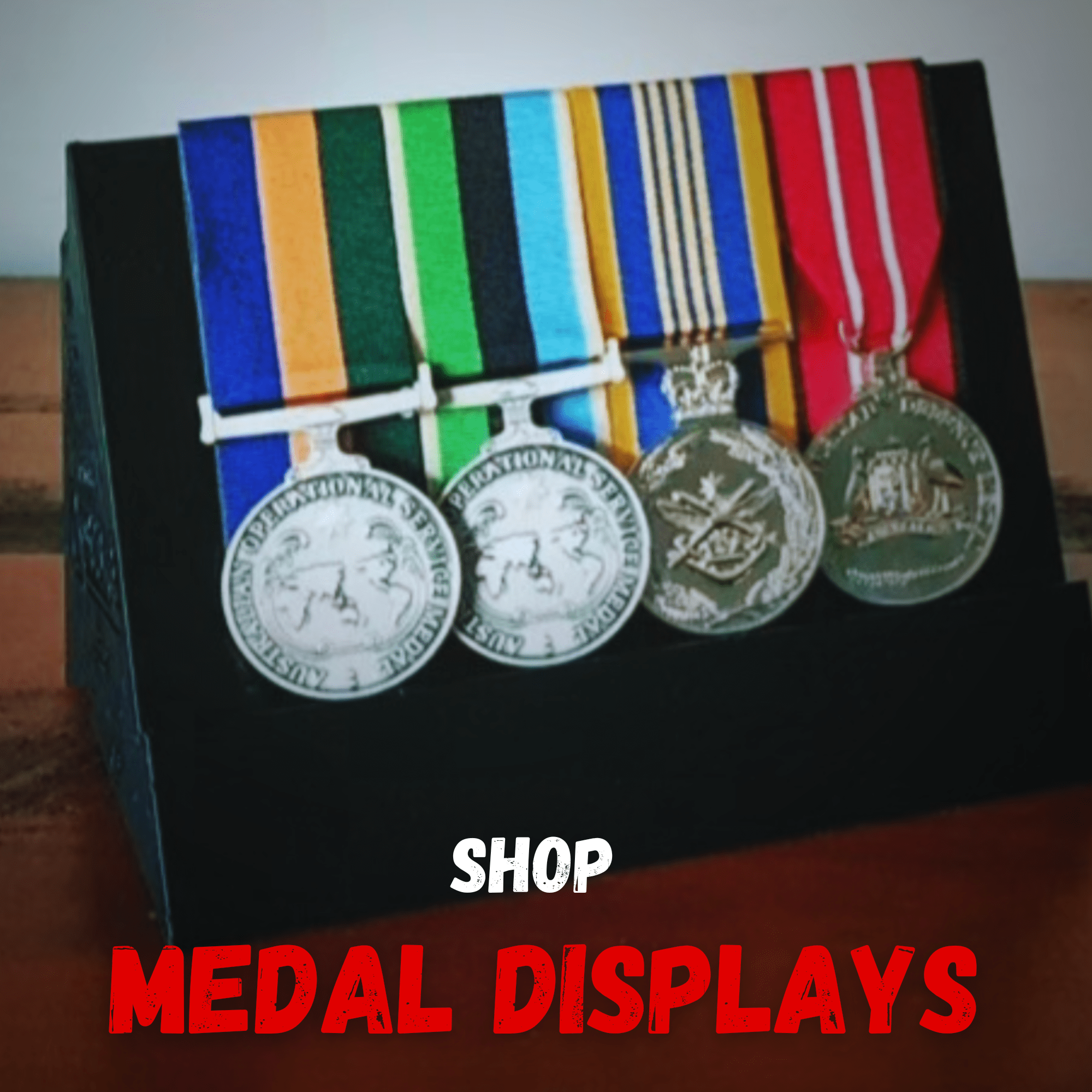 Medal Display Stands | Graveyard Designs - Veteran Crafted