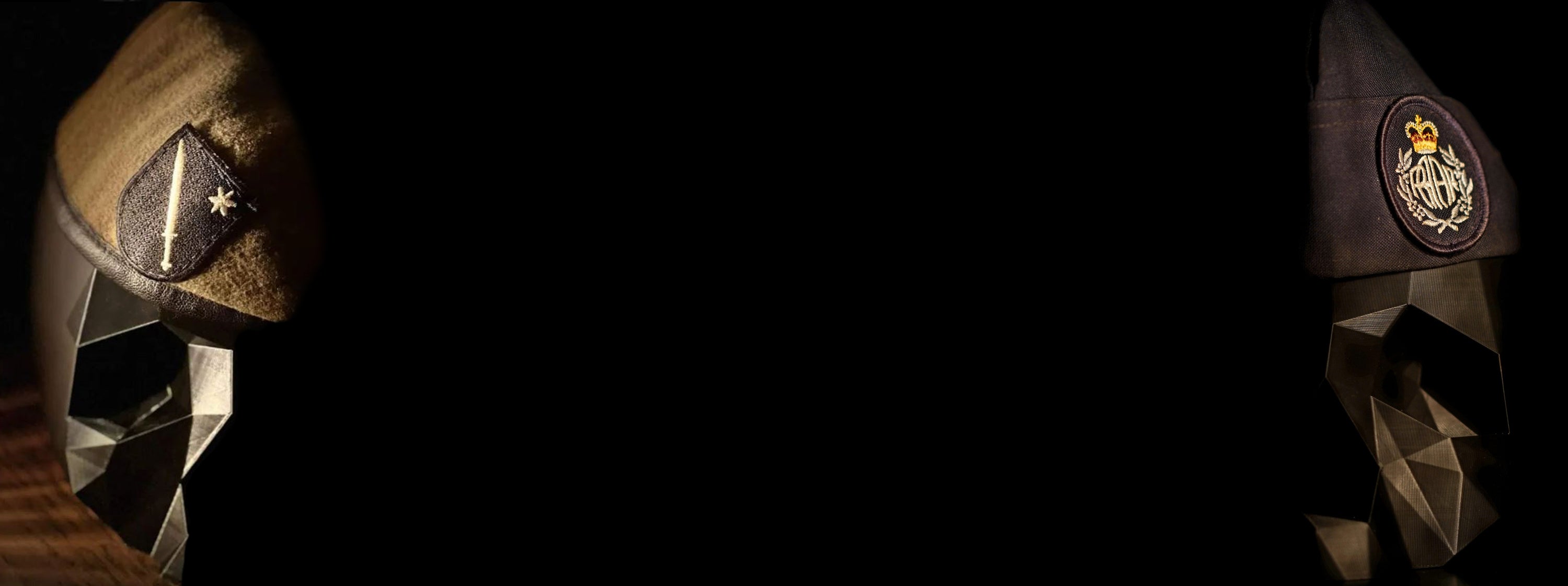 Graveyard Designs: Unique Military Beret Stands and Displays | Veteran