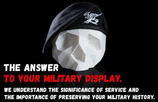 Graveyard Designs: Unique Military Beret Stands and Displays | Veteran